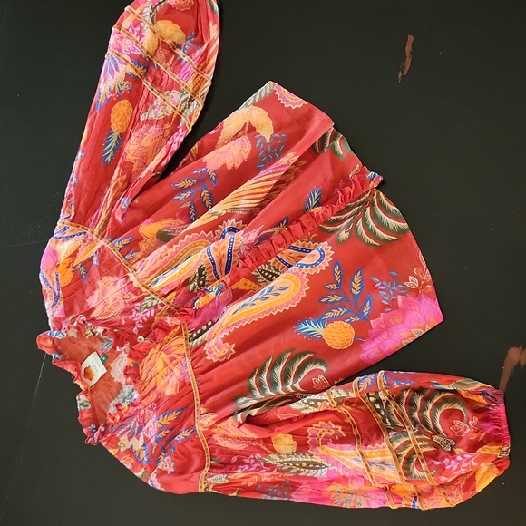 FARM Rio | Tops | Farm Rio Mystic Bush Blouse | Poshmark